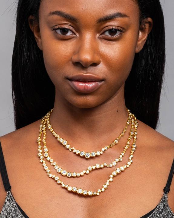 ALEXIS BITTAR Asterales Gold Layered Necklace Powered By Givergy